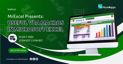 Get Ready For An Exclusive Mrexcel Webinar On Unleashing The Power Of Vba Macros In Excel