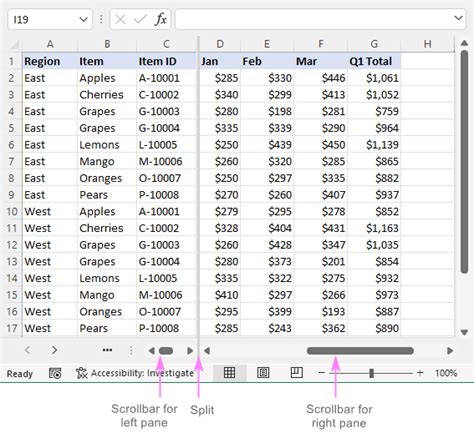 How To Split Screen In Excel Vertically And Horizontally Worksheets