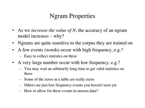 Ppt Language Modeling Ngrams Powerpoint Presentation Free Download