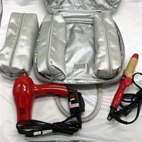 Chi Hair Ultra Chi Professional Travel Kit Wportable Red Blow Dryer