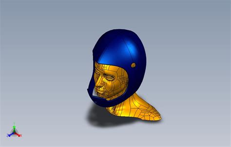 头盔设计模型图纸免费下载 懒石网