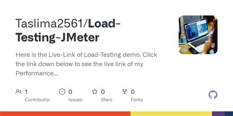 Github Taslima Load Testing Jmeter Here Is The Live Link Of Load