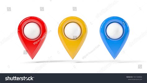 Map Point Different Colors Location Pin Stock Illustration 1921340006 Shutterstock
