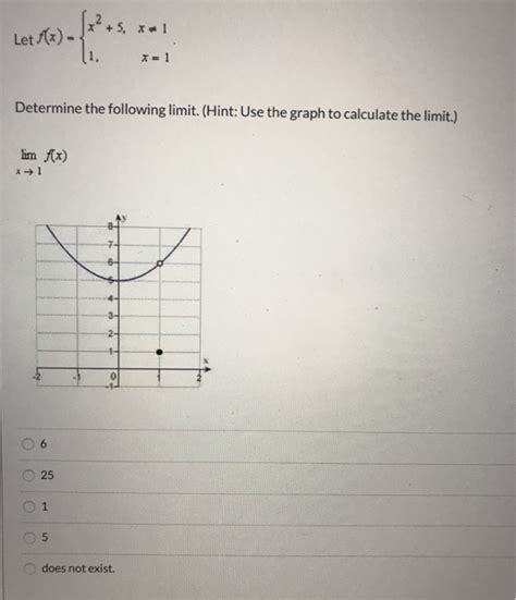 Solved 1 Let X Determine The Following Limit Hint Use
