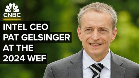 Intel Ceo Pat Gelsinger Speaks At The World Economic Forum In Davos Switzerland