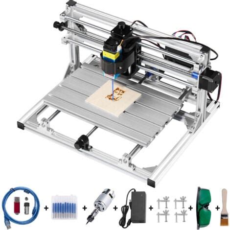 Mophorn Máquina de Grabado CNC DIY Grabador Láser de mw GRBL Control Máquina de