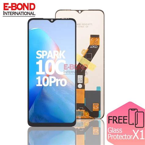 For Tecno Spark 10c Ki5k Lcd Touch Screen Replacement Ki5q Ki8 Shopee