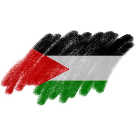 Palestine Brush Flag 34001750 Png