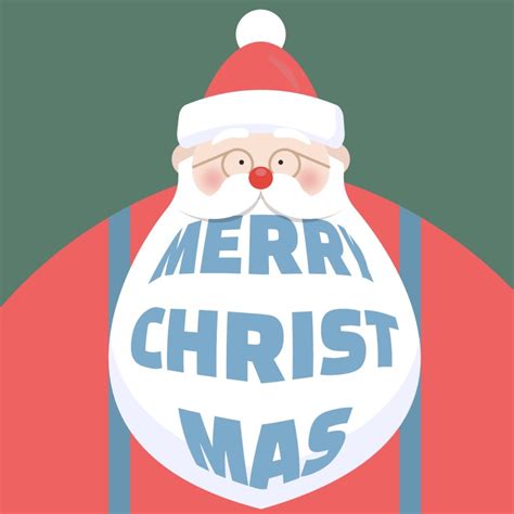 산타 수염 크리스마스 일러스트 Ai 다운로드 Download Santa Beard Christmas 어반브러시
