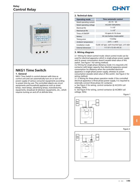 Timmer Programable Nkg1 Chint Pdf Power Supply Relay