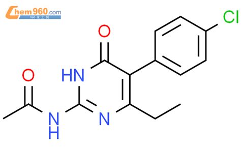 100709 69 1 N 4 Ethyl 5 4 Chloro Phenyl 6 Oxo 1 6 Dihydro Pyrimidin