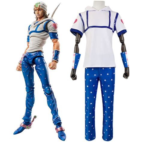 Jojos Bizarre Adventure Steel Ball Run Johnny Joestar Cosplay Costume