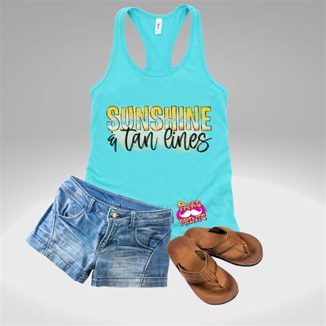 Dtf Transfer Sunshine And Tan Lines Papas Prints