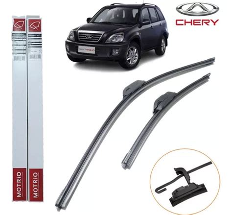 Par Palheta Limpador Silicone Parabrisa Chery Tiggo Mercadolivre