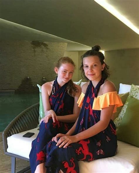 Sadie Sink And Millie Bobby Brown Célébrités Actrice Meilleure Actrice