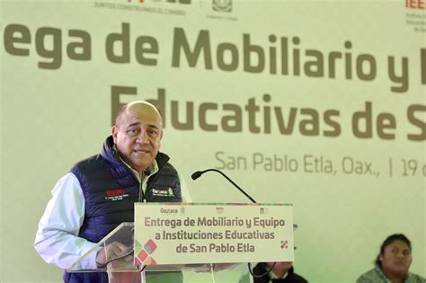 Beneficia IEEPO Con Mobiliario Y Equipo Nuevo A 7 Escuelas De San Pablo
