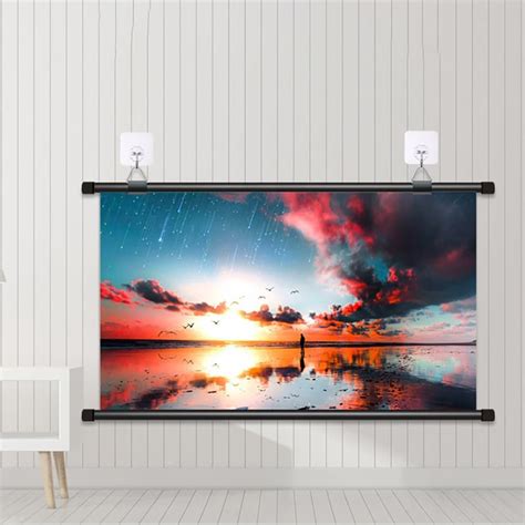 Gjpxfr Manual Pull Down Movie Screen Roll Down Ceiling