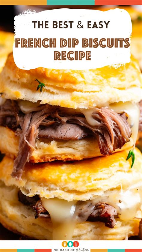 French Dip Biscuits Comfort Food Recipe