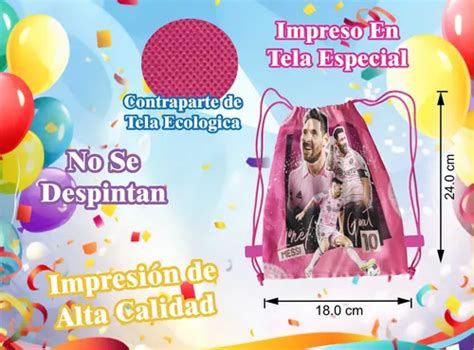 10 Morralitos Dulceros Fiestas Infantiles Lionel Messi Eds2 En Venta En