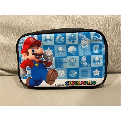 現貨 Nintendo Switch主機周邊 原廠授權 超級瑪利歐 收納包 蝦皮購物