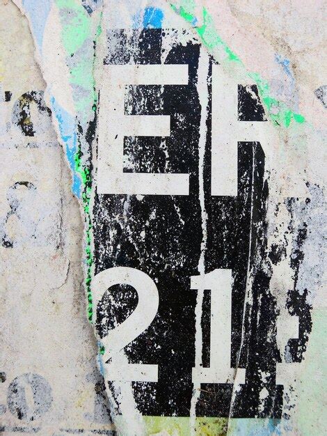Premium Photo Fragment Of Torn Paper Poster