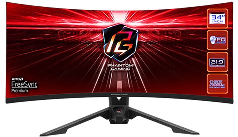 Asrock Unveils New Phantom Gaming Monitor Line Up Display Daily