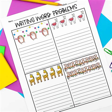 Writing Word Problems Ashleighs Education Journey