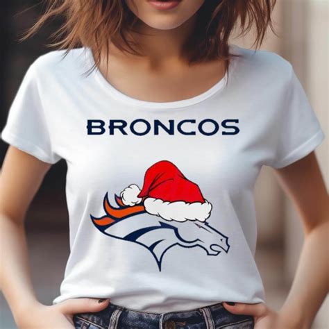 Denver Broncos Nfl Christmas Logo 2023 Shirt Hersmiles
