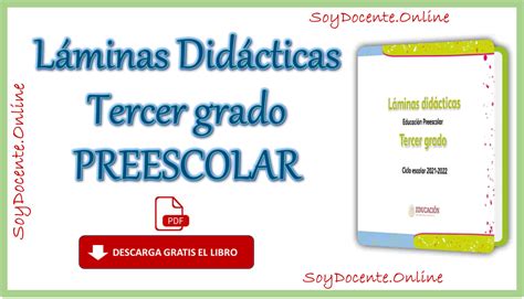Libro De Láminas Didácticas Tercer Grado De Preescolar Elaboración De