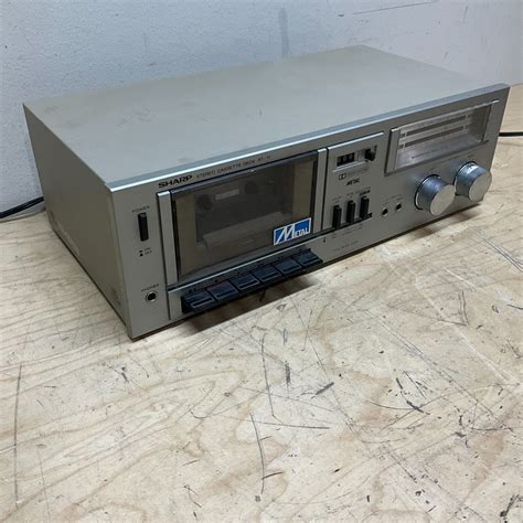 Vintage Sharp Stereo Cassette Deck Rt 10 Dolby Working 4594005458