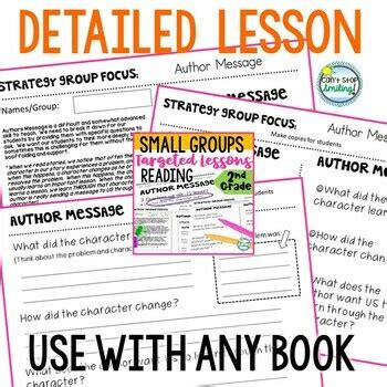 Authors Message Bundle Incl Reading Passages Lesson How To Powerpoint