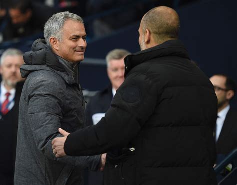 Jose Mourinho Pep Guardiola Jose Mourinho And Pep Guardiola Reunited