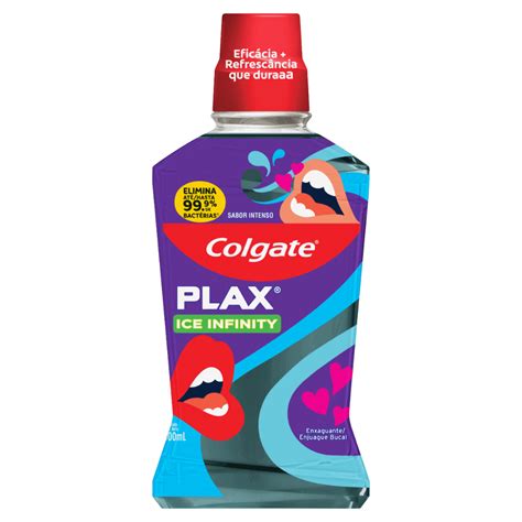 Enxaguante Bucal Colgate Plax Ice Infinity 500ml