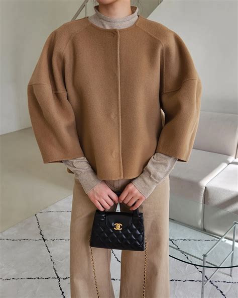 Browns 24 Fw 1072 Jk 연베이지 진베이지 블랙 프리사이즈 울 100 핸드메이드 Instagram