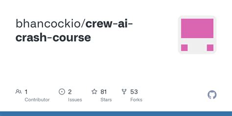 GitHub Bhancockio Crew Ai Crash Course
