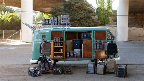 Hex S Vintage Vw Bus Delivers Design Minded Tech Accessories Racked La
