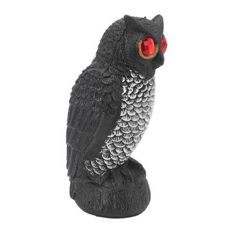 Répulsif Pigeon Effaroucheur d oiseaux Forme d Hibou Anti Oiseaux epouvantail en Plastique