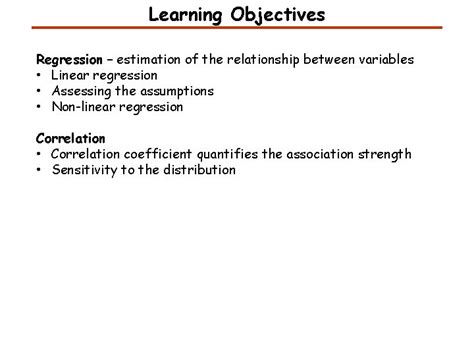 Introduction to Biostatistics and Bioinformatics Regression and Correlation