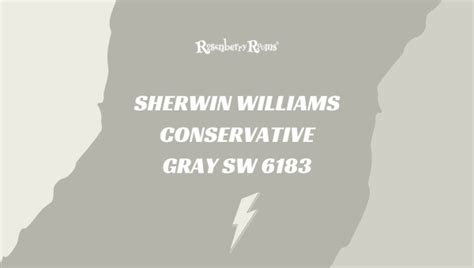 Sherwin Williams Conservative Gray SW 6183 Color Review