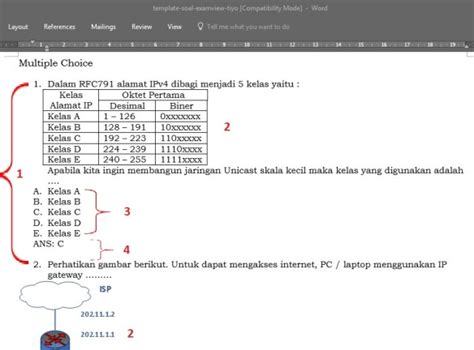 Cara Membuat Soal Pilihan Ganda Di Ms Word 2010 2021