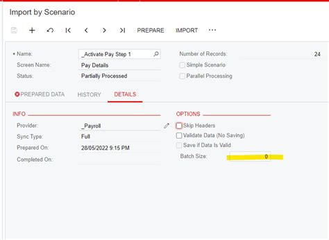 Import Scenario Not Working Community