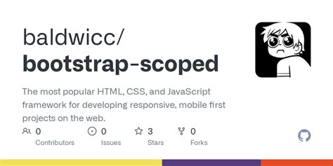 Github Baldwiccbootstrap Scoped The Most Popular Html Css And Javascript Framework For