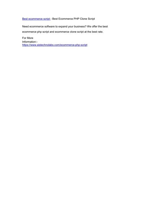 Ppt Best Ecommerce Script Powerpoint Presentation Free Download Id8167520