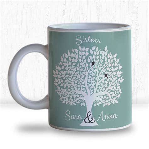Sister Bridesmaid Poem Friends Forever Personalized Coffee Mug Paper