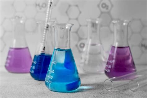 Premium Photo Front View Of Flask Science Concept