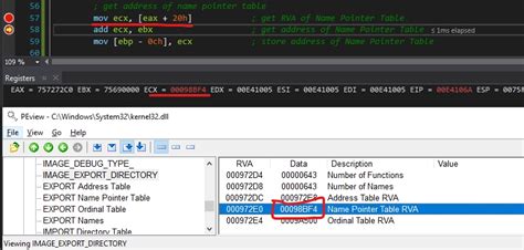 Finding Kernel32 Base And Function Addresses In Shellcode Red Team Notes