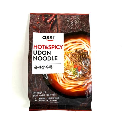 Assi Hot And Spicy Udon Noodle 아씨 육개장 우동 434g2인분