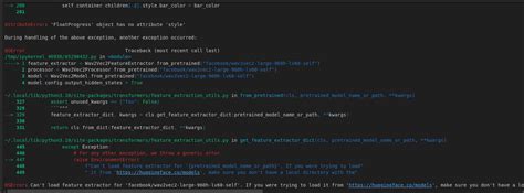 Machine Learning Can T Load Feature Extractor For Facebook Wav2vec2