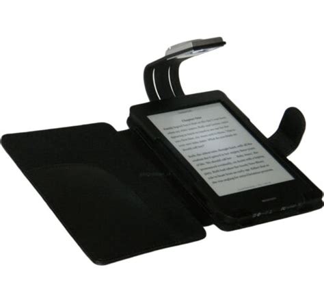 Black Case Cover And Light For Kobo Touch Ereader With Led Night