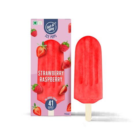 Strawberry Raspberry Ice Pop Vegan Get A Way